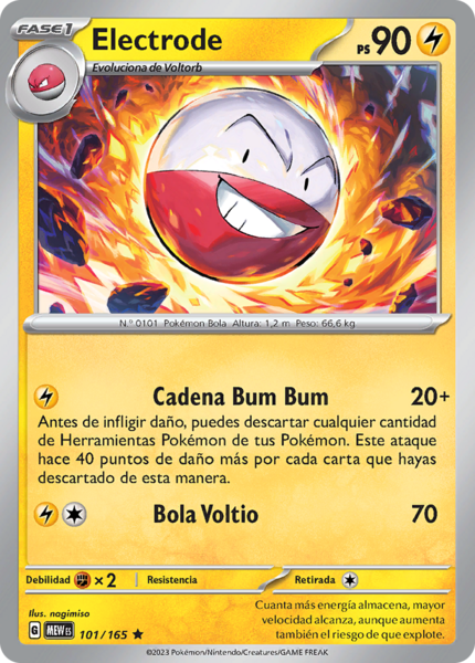 Electrode (151 TCG) - WikiDex, la enciclopedia Pokémon