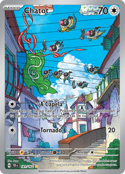 Chatot (Fuerzas Temporales TCG) - WikiDex, la enciclopedia Pokémon
