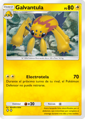 Galvantula (La Isla Singular TCG Pocket) - WikiDex, la enciclopedia Pokémon