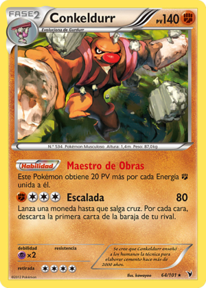 Timburr (Nobles Victorias TCG) - WikiDex, la enciclopedia Pokémon