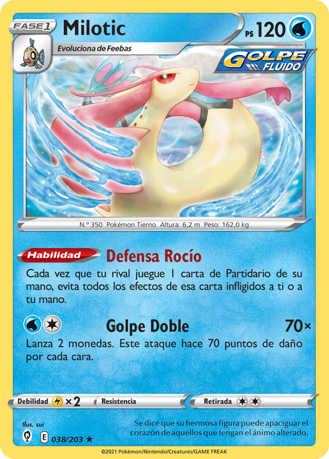 Milotic (Cielos Evolutivos TCG) - WikiDex, la enciclopedia Pokémon