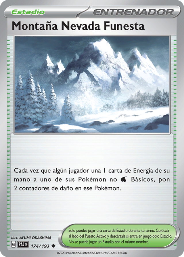 Montaña Nevada Funesta (TCG) - WikiDex, la enciclopedia Pokémon