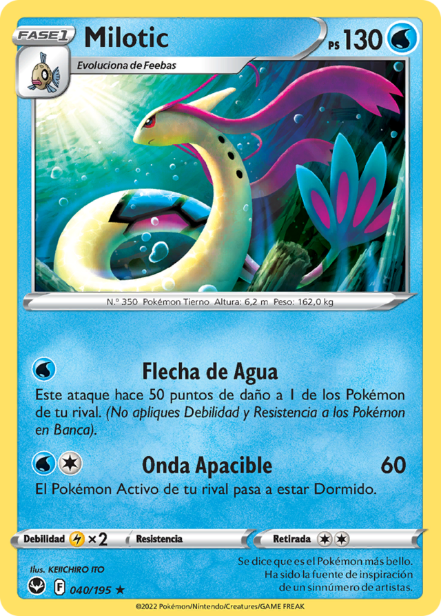 Milotic (Tempestad Plateada TCG) - WikiDex, la enciclopedia Pokémon