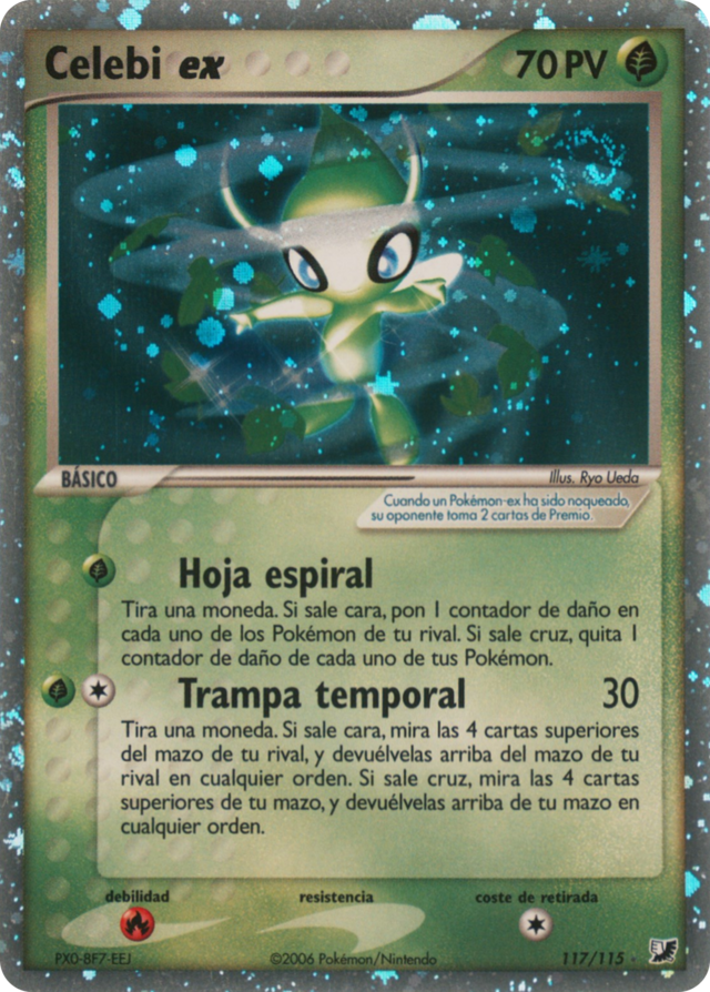 Celebi-ex (Fuerzas Ocultas TCG) - WikiDex, la enciclopedia Pokémon