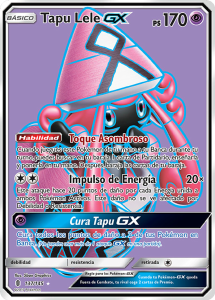 Tapu Lele-GX (Albor de Guardianes TCG) - WikiDex, la enciclopedia Pokémon