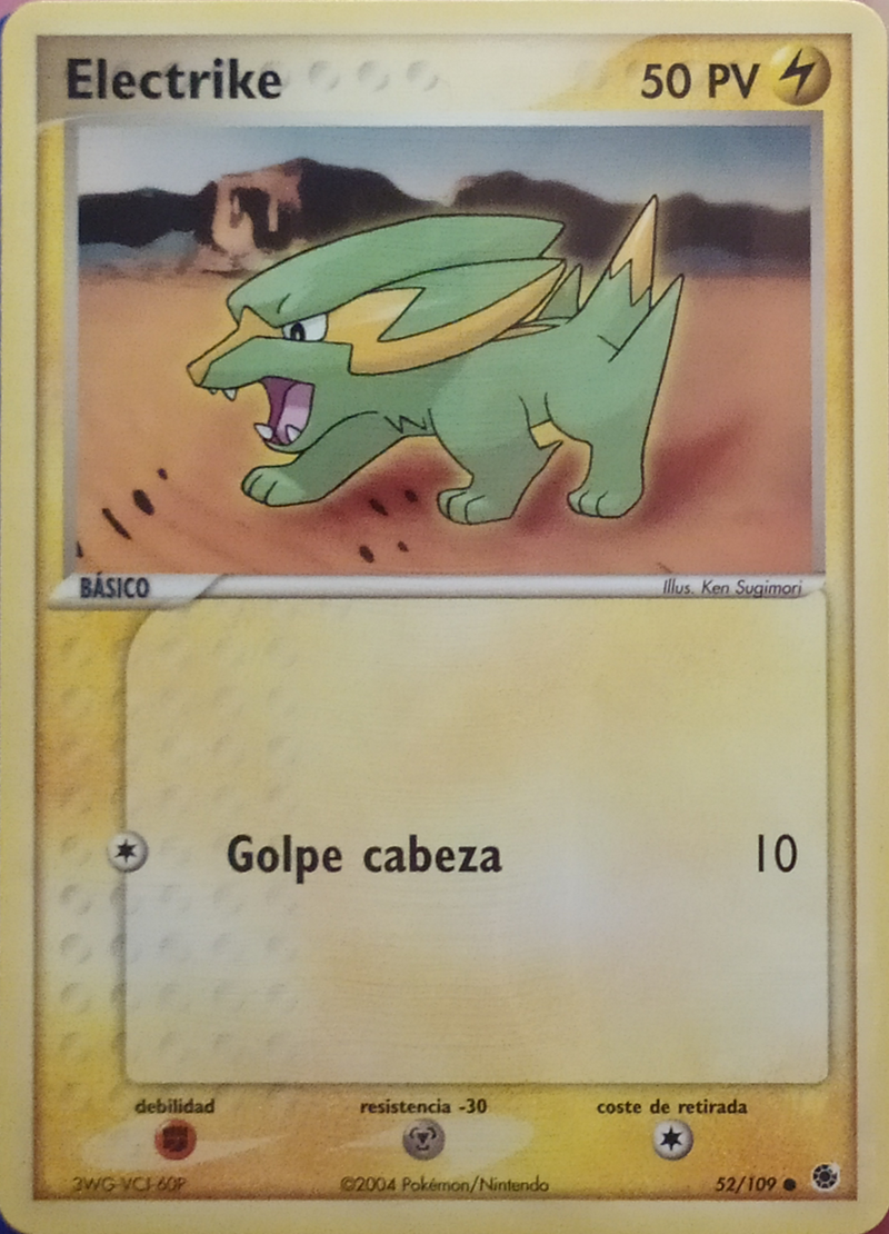 Electrike (Rubí & Zafiro 52 TCG) - WikiDex, la enciclopedia Pokémon