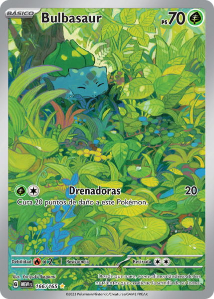 Bulbasaur (151 TCG) - WikiDex, la enciclopedia Pokémon