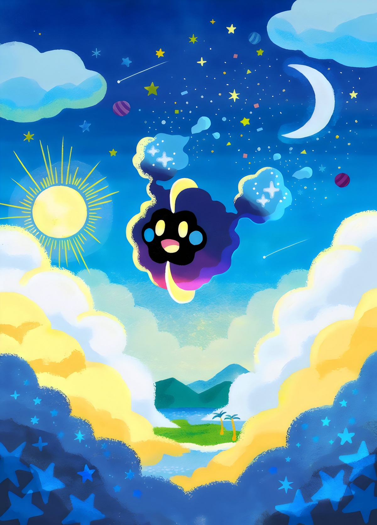 Archivo:Cosmog flotando.jpg - WikiDex, la enciclopedia Pokémon