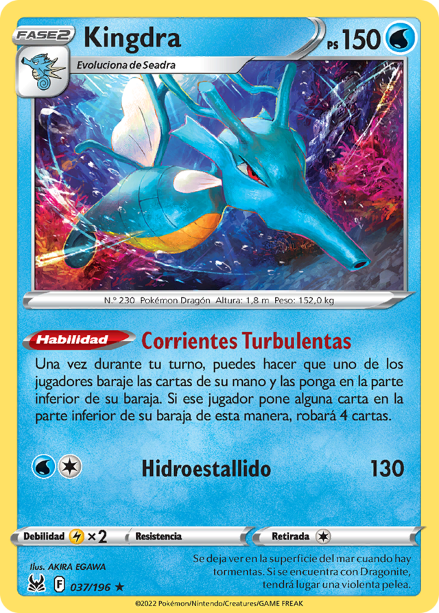 Kingdra (Origen Perdido TCG) - WikiDex, la enciclopedia Pokémon