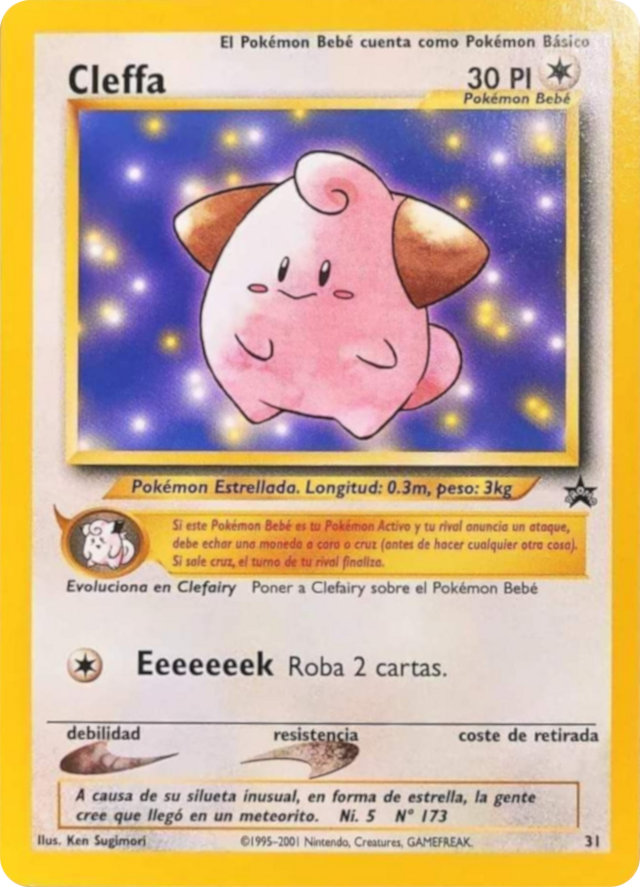 Cleffa (WoTC Promo TCG) - WikiDex, la enciclopedia Pokémon