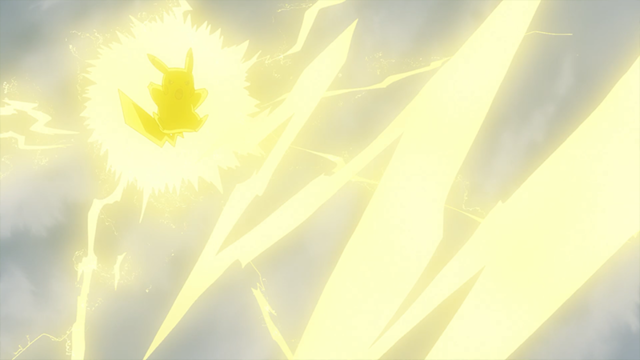 Archivo:EP1162 Pikachu usando rayo.png - WikiDex, la enciclopedia Pokémon