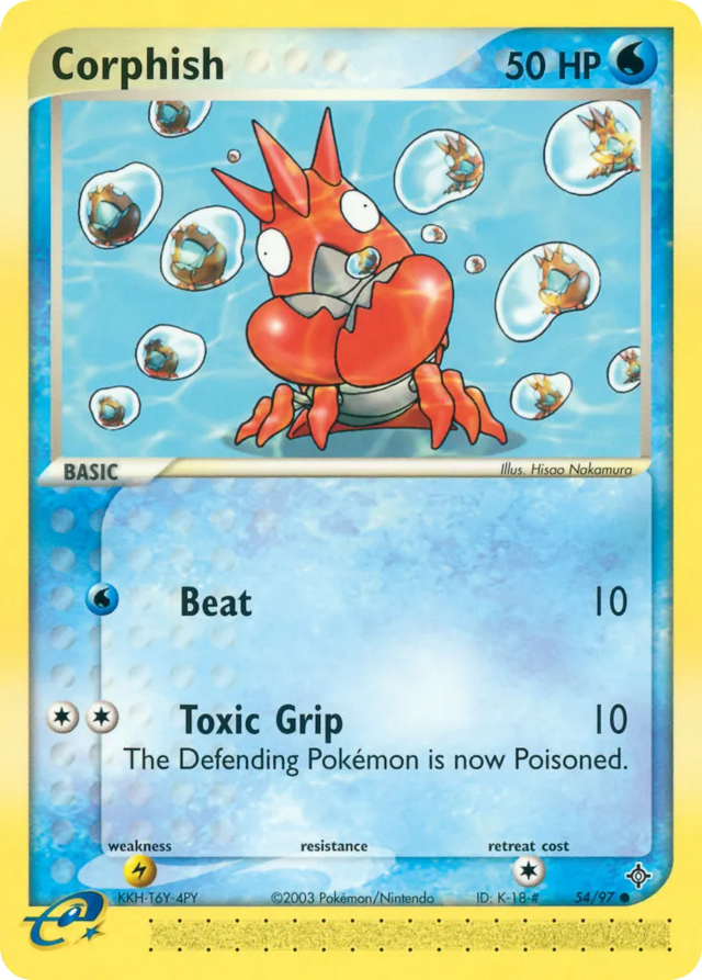 Corphish (Dragon 54 TCG) - WikiDex, la enciclopedia Pokémon