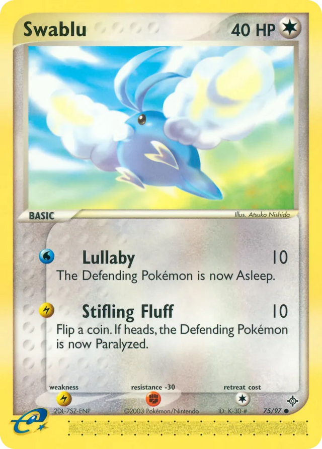 Swablu (Dragon TCG) - WikiDex, la enciclopedia Pokémon