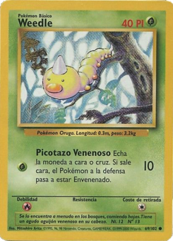 Weedle (Base Set TCG) - WikiDex, la enciclopedia Pokémon