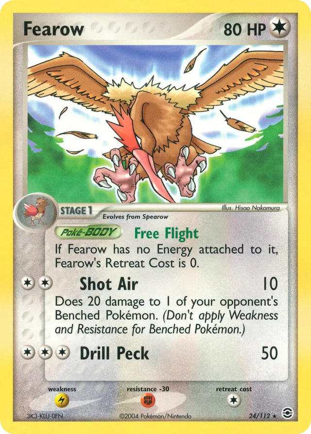 Fearow (FireRed & LeafGreen TCG) - WikiDex, la enciclopedia Pokémon