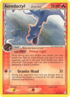 Aerodactyl δ (Holon Phantoms TCG) - WikiDex, la enciclopedia Pokémon