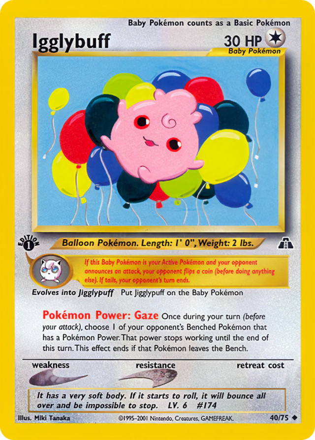 Igglybuff (Neo Discovery TCG) - WikiDex, la enciclopedia Pokémon