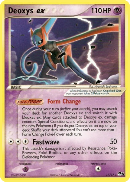 Deoxys-ex (Emerald TCG) - WikiDex, la enciclopedia Pokémon