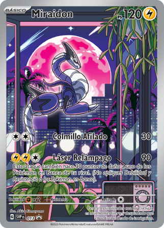 Miraidon (Escarlata y Púrpura TCG) - WikiDex, la enciclopedia Pokémon