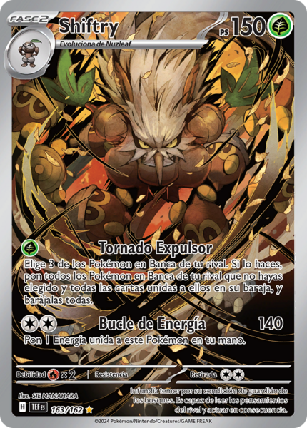 Shiftry (Fuerzas Temporales TCG) - WikiDex, la enciclopedia Pokémon
