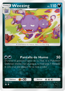 Weezing (La Isla Singular TCG Pocket) - WikiDex, la enciclopedia Pokémon