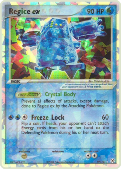 Regice-ex (Hidden Legends TCG) - WikiDex, la enciclopedia Pokémon