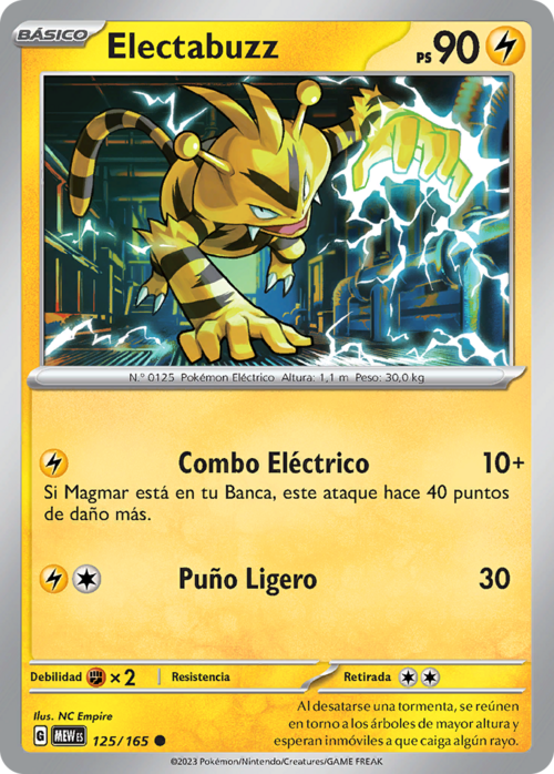 Electabuzz (151 TCG) - WikiDex, la enciclopedia Pokémon