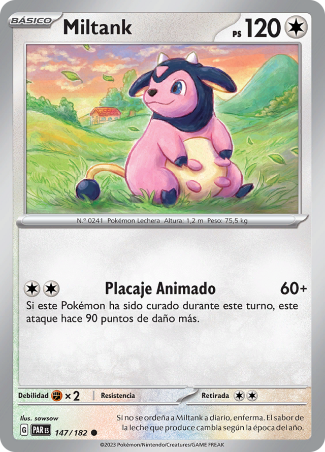 Miltank (Brecha Paradójica TCG) - WikiDex, la enciclopedia Pokémon