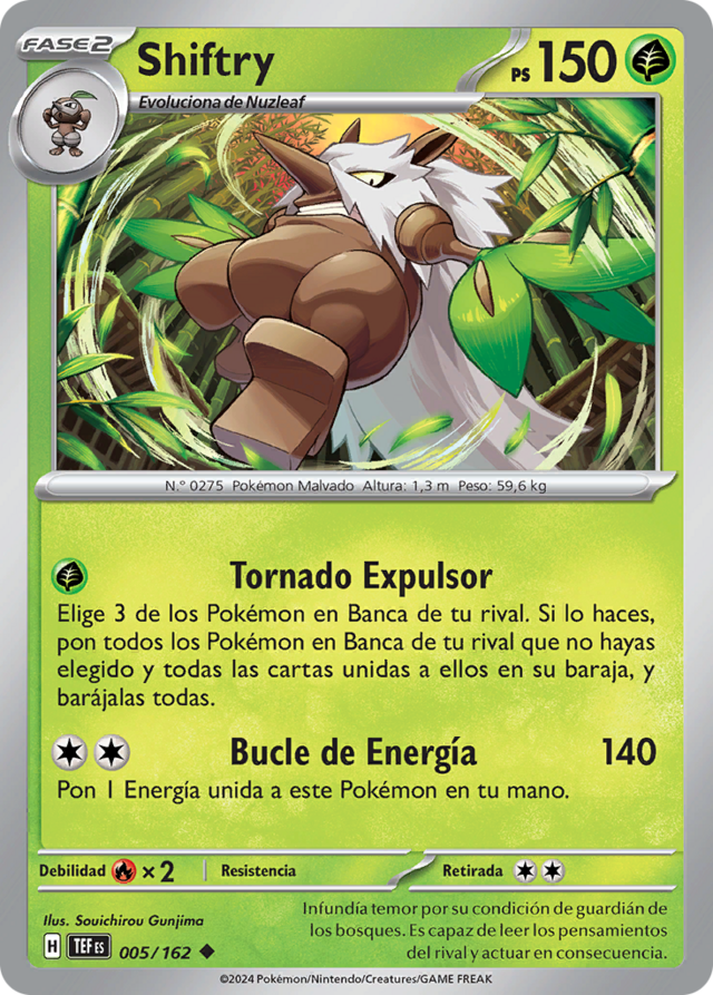 Shiftry (Fuerzas Temporales TCG) - WikiDex, la enciclopedia Pokémon