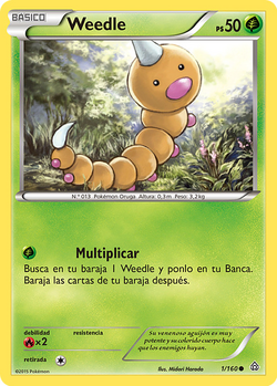 Weedle (Duelos Primigenios TCG) - WikiDex, la enciclopedia Pokémon