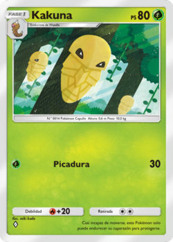 Kakuna (Genes Formidables TCG Pocket) - WikiDex, la enciclopedia Pokémon