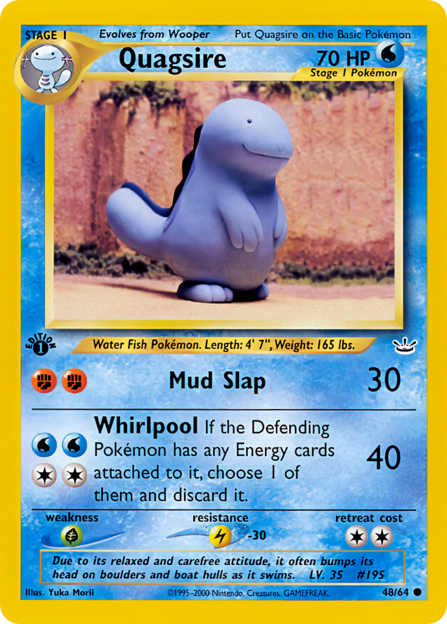 Quagsire (Neo Revelation TCG) - WikiDex, la enciclopedia Pokémon