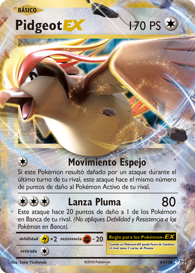 Pidgeot-EX (Evoluciones TCG) - WikiDex, la enciclopedia Pokémon