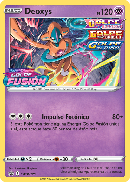 Deoxys (Golpe Fusión TCG) - WikiDex, la enciclopedia Pokémon