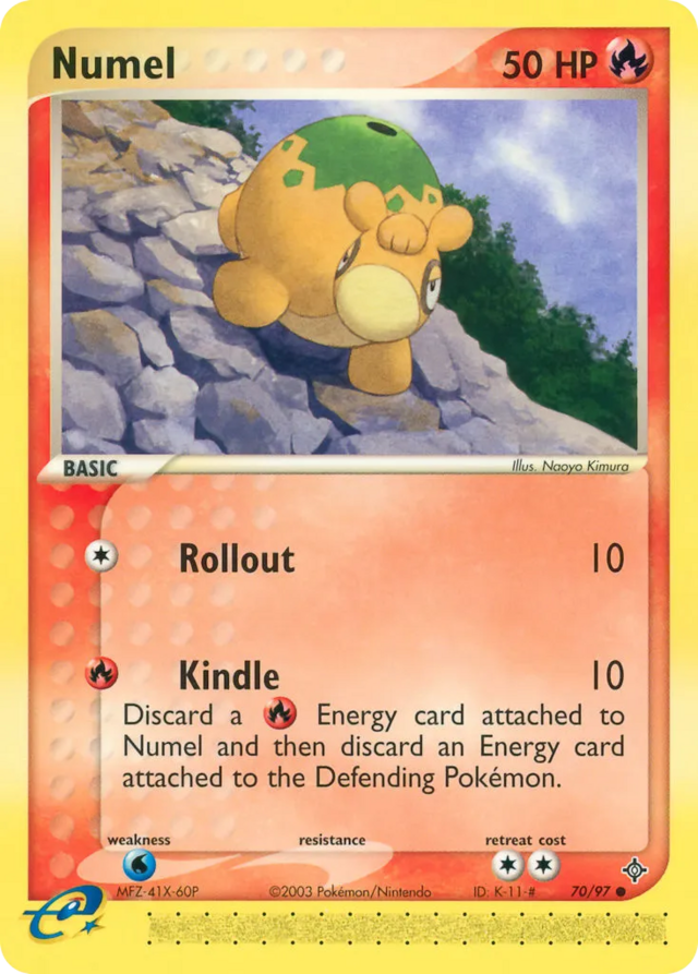 Numel (Dragon 70 TCG) - WikiDex, la enciclopedia Pokémon