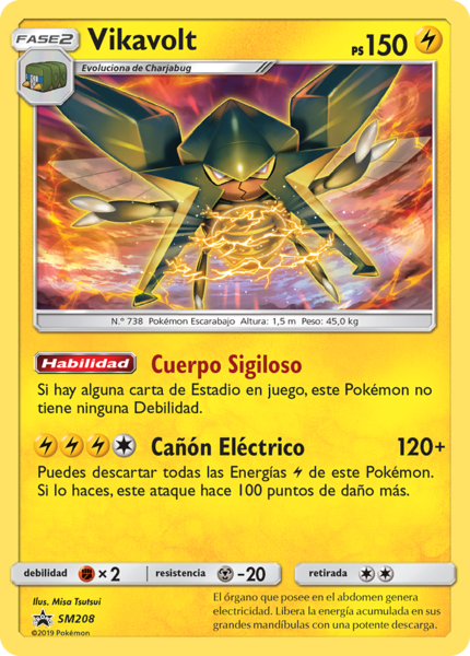 Vikavolt (Vínculos Indestructibles TCG) - WikiDex, la enciclopedia Pokémon