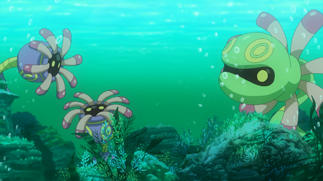 Archivo:EP1223 Lileep y Cradily.png - WikiDex, la enciclopedia Pokémon