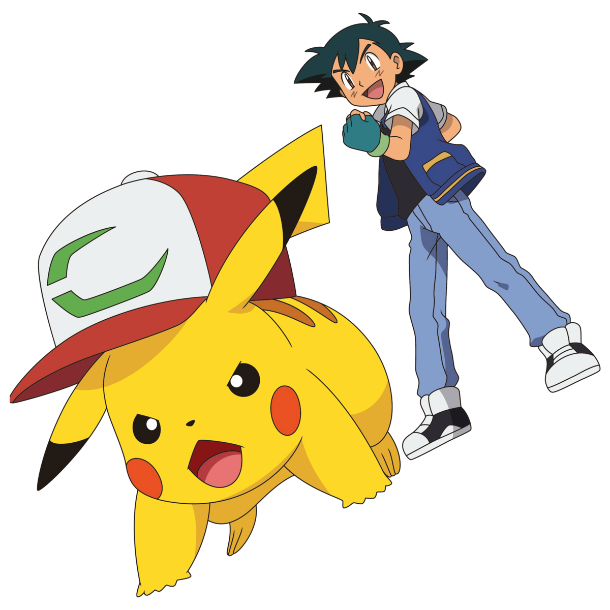 Archivo:Pikachu con gorra P20 y Ash.png - WikiDex, la enciclopedia Pokémon