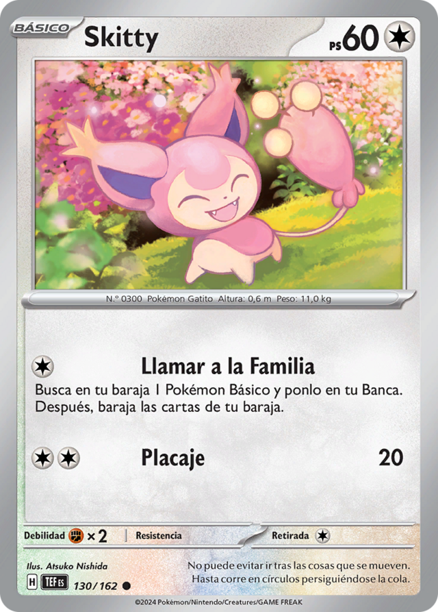 Skitty (Fuerzas Temporales TCG) - WikiDex, la enciclopedia Pokémon