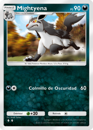 Mightyena (Pugna Espaciotemporal TCG Pocket) - WikiDex, la enciclopedia ...