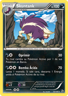 Stunky (Destellos de Fuego 53 TCG) - WikiDex, la enciclopedia Pokémon