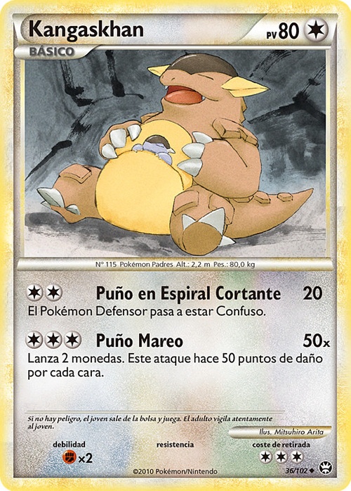 Kangaskhan (Triunfadores TCG) - WikiDex, la enciclopedia Pokémon