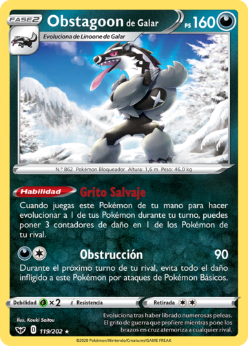 Categoría:Obstagoon - WikiDex, la enciclopedia Pokémon