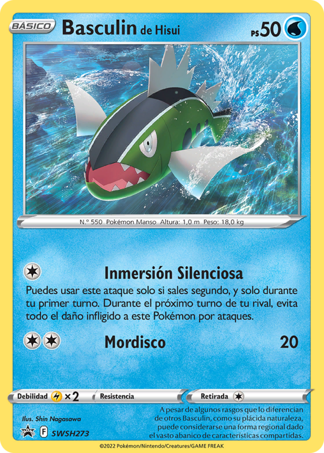 Basculin de Hisui (SWSH Promo 273 TCG) - WikiDex, la enciclopedia Pokémon