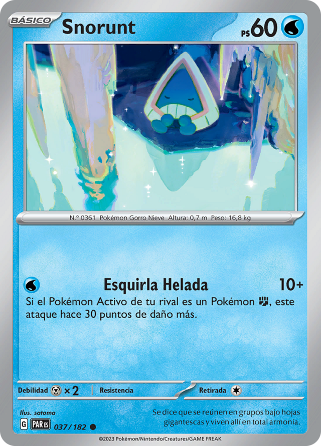 Snorunt (Brecha Paradójica TCG) - WikiDex, la enciclopedia Pokémon