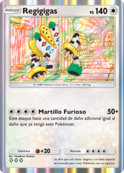 Regigigas (Pugna Espaciotemporal TCG Pocket) - WikiDex, la enciclopedia Pokémon