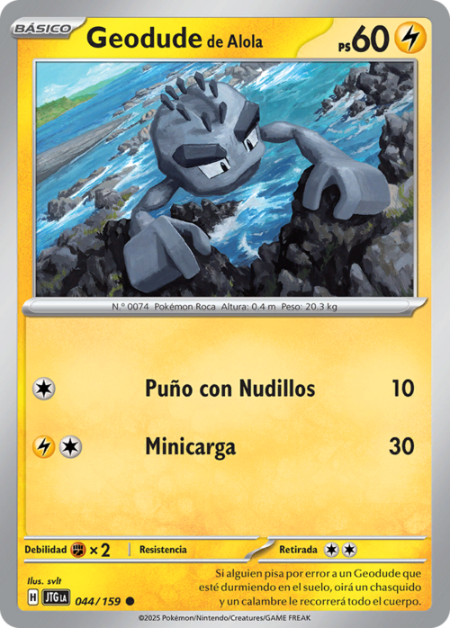 Geodude de Alola (Aventuras Compartidas TCG)/Geodude de Alola (Juntos ...