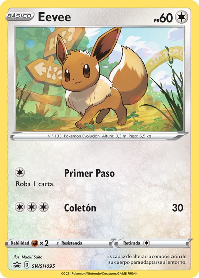 Eevee (SWSH Promo 95 TCG) - WikiDex, la enciclopedia Pokémon