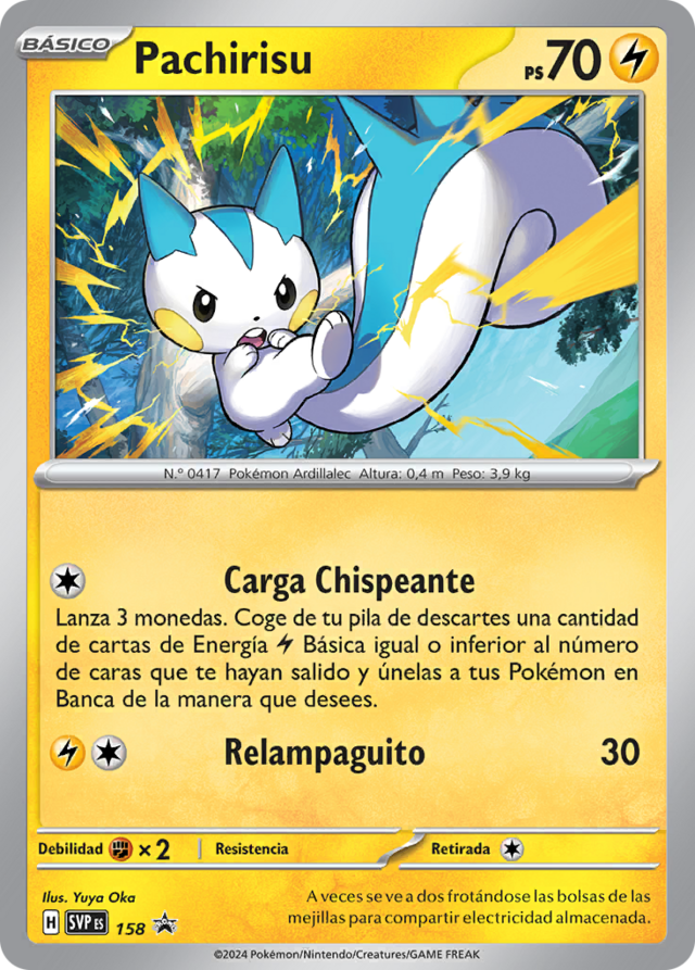 Pachirisu (SV Promo 158 TCG) - WikiDex, la enciclopedia Pokémon