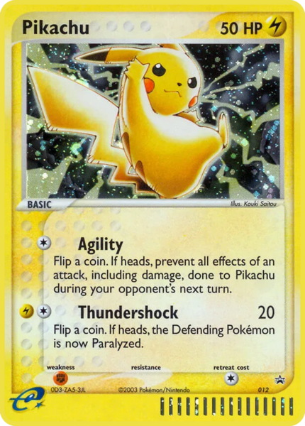 Pikachu (Nintendo Promo 12 TCG) - WikiDex, la enciclopedia Pokémon